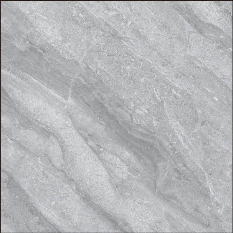 Rectified Edge Ceramic Kitchen Floor Tile Grey Colour