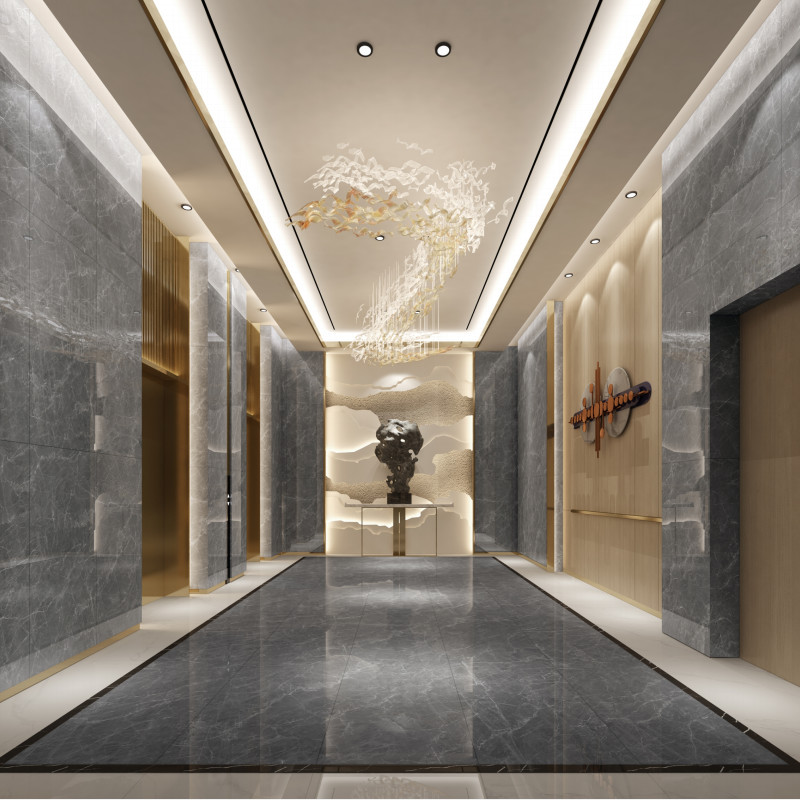 Floating Install Modern Bathroom Tiles with Rectified Edge and Floating ...