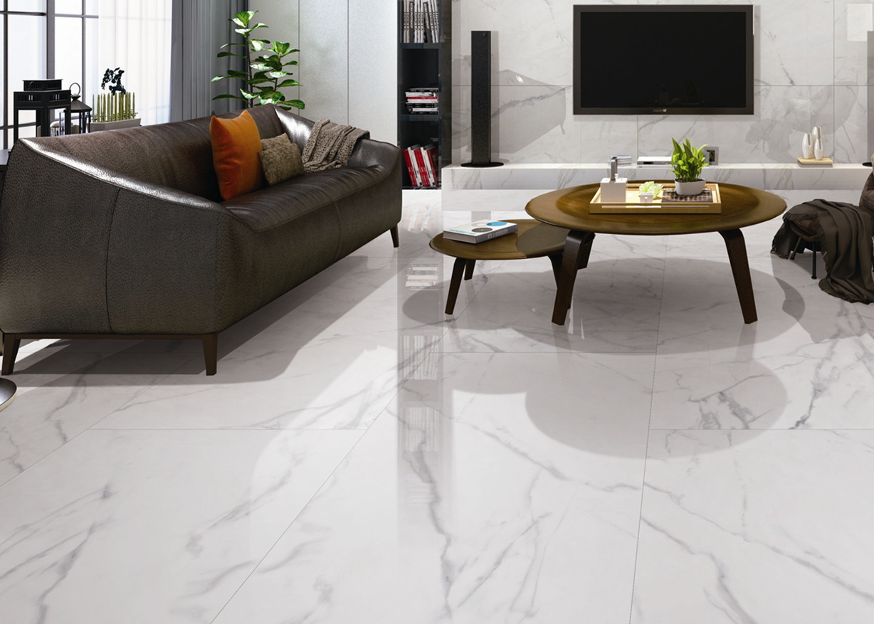 Digital Carrara Marble Floor Tile 24x48 Wear Resistant For Living Room