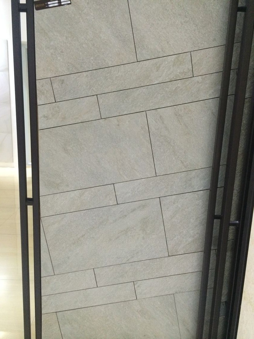 Rustic Stone Look Porcelain Tile / Stone Look Porcelain Floor Tile 600 ...