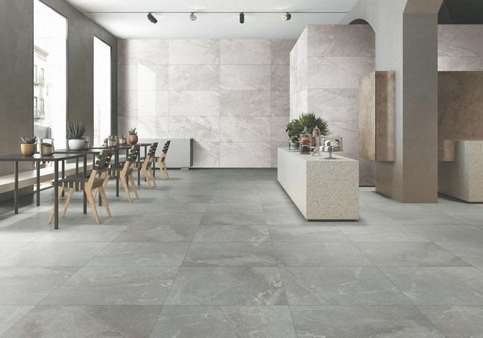 Luxury Matte Marble Porcelain Tile / Beautiful Marble Like Ceramic Tile